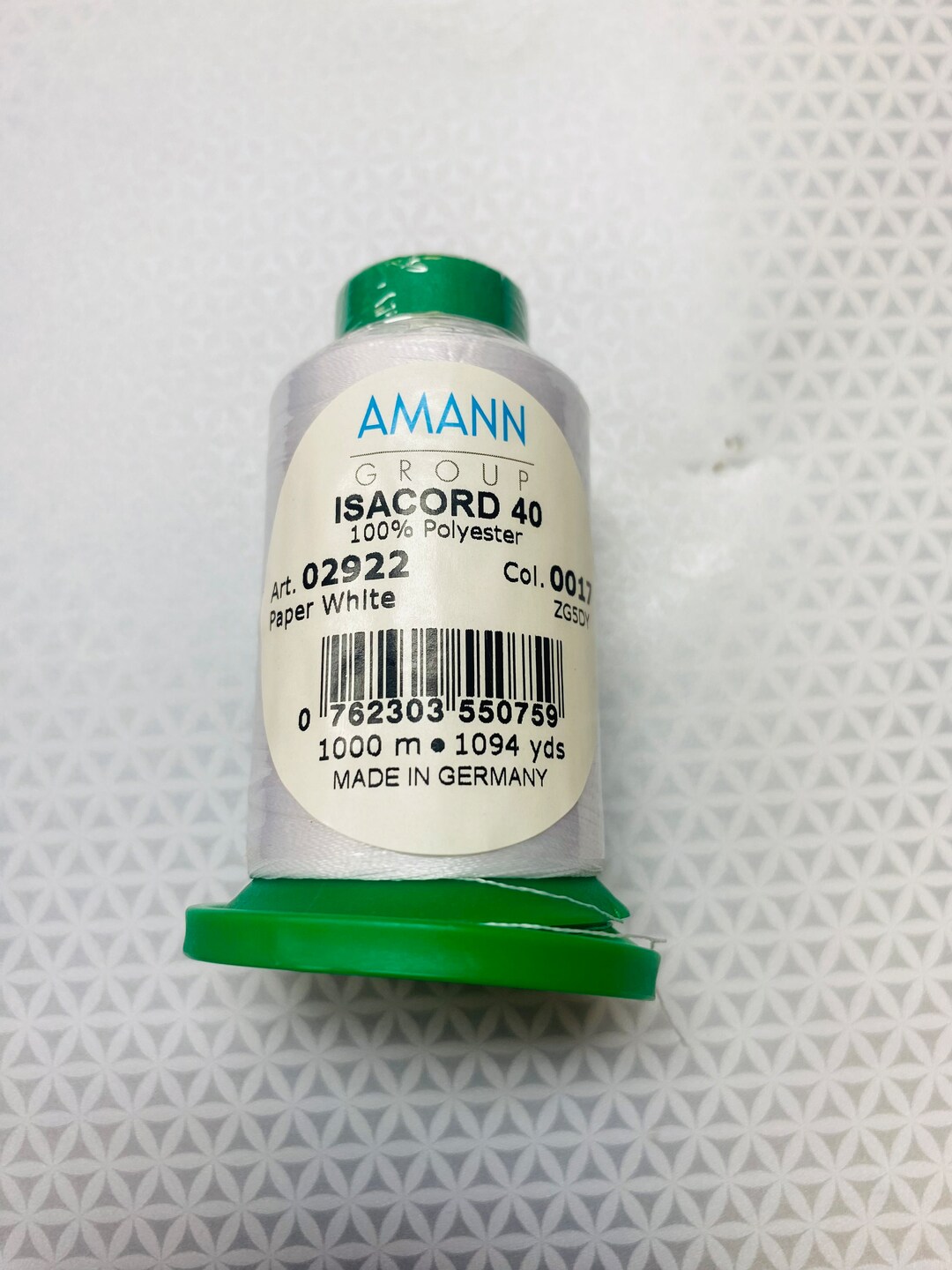 Isacord Thread in Color paper White - Etsy