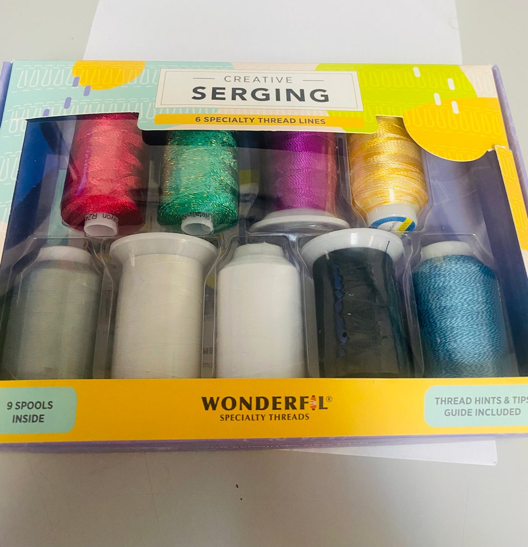 Creative Serging 9 Spools of Thread - Etsy