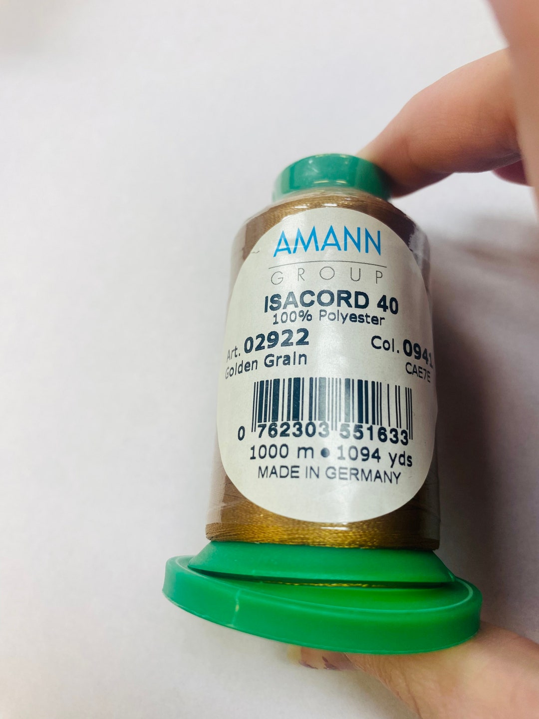 Isacord Thread in Color "golden Grain" 0941 - Etsy