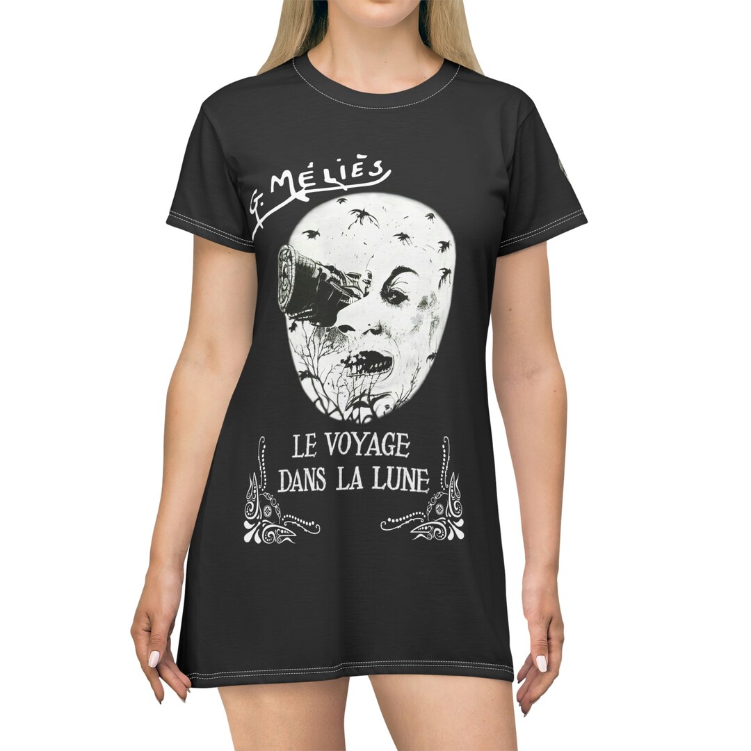 T-shirt Dress A Trip to the Moon (1902) Silent Era - Etsy
