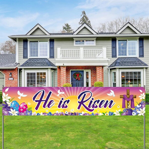 He is Risen Photo Backdrop - Etsy