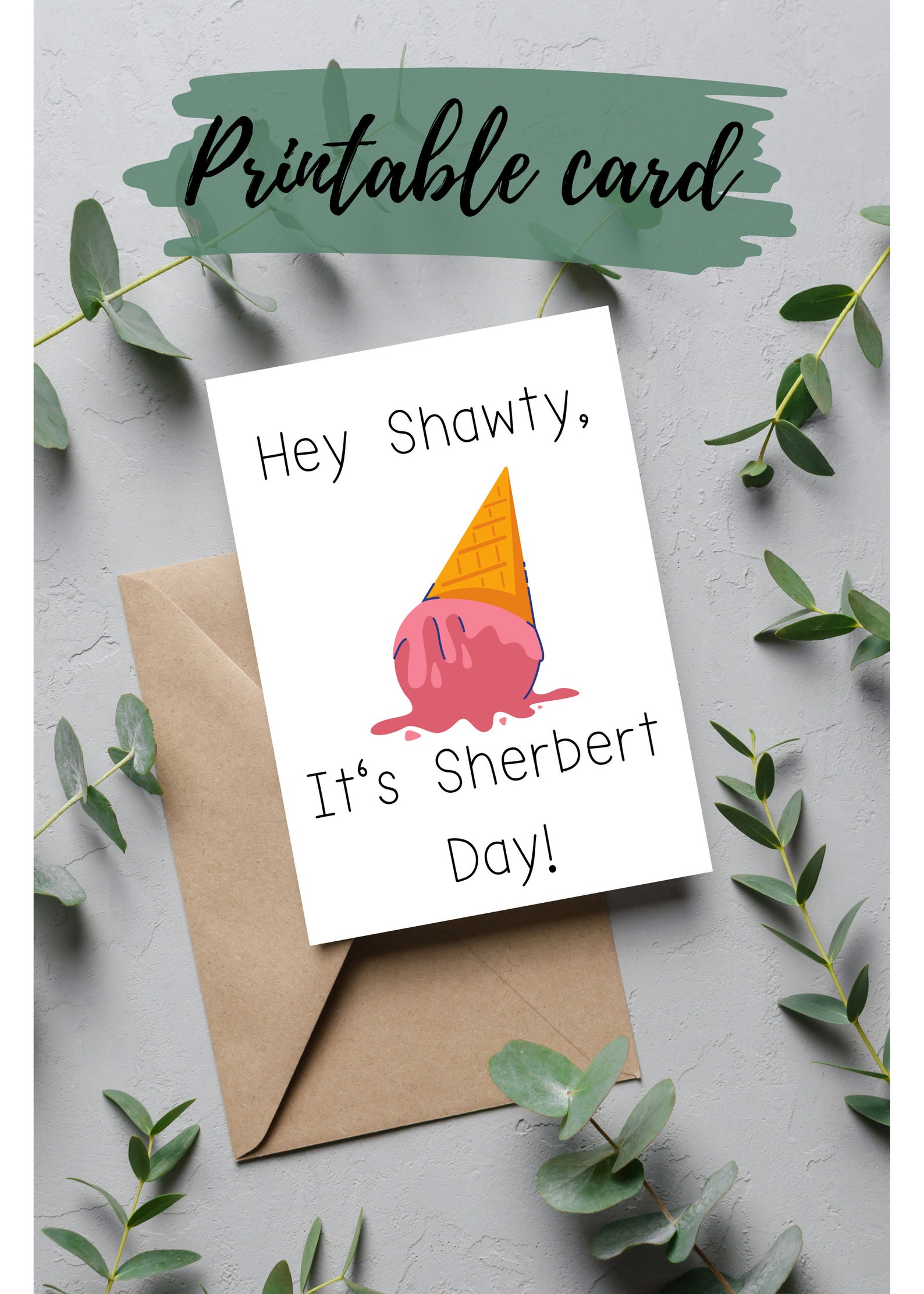 Printable Birthday Card, Boho Birthday Card, Birthday Card, Punny Card ...