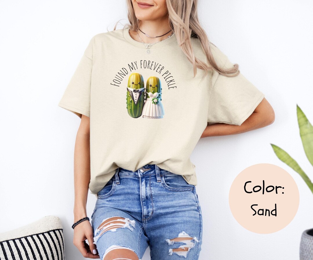 Funny Bride and Groom Shirt, Matching Couples Shirt, Pickle Shirt ...