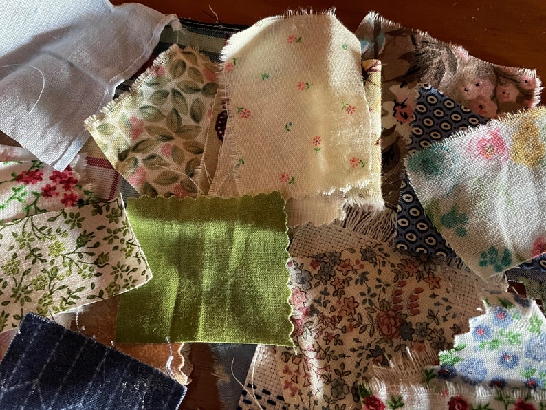 3 Oz. Fabric Scrap Pack, Mixed Fabric Pieces for Junk Journaling - Etsy