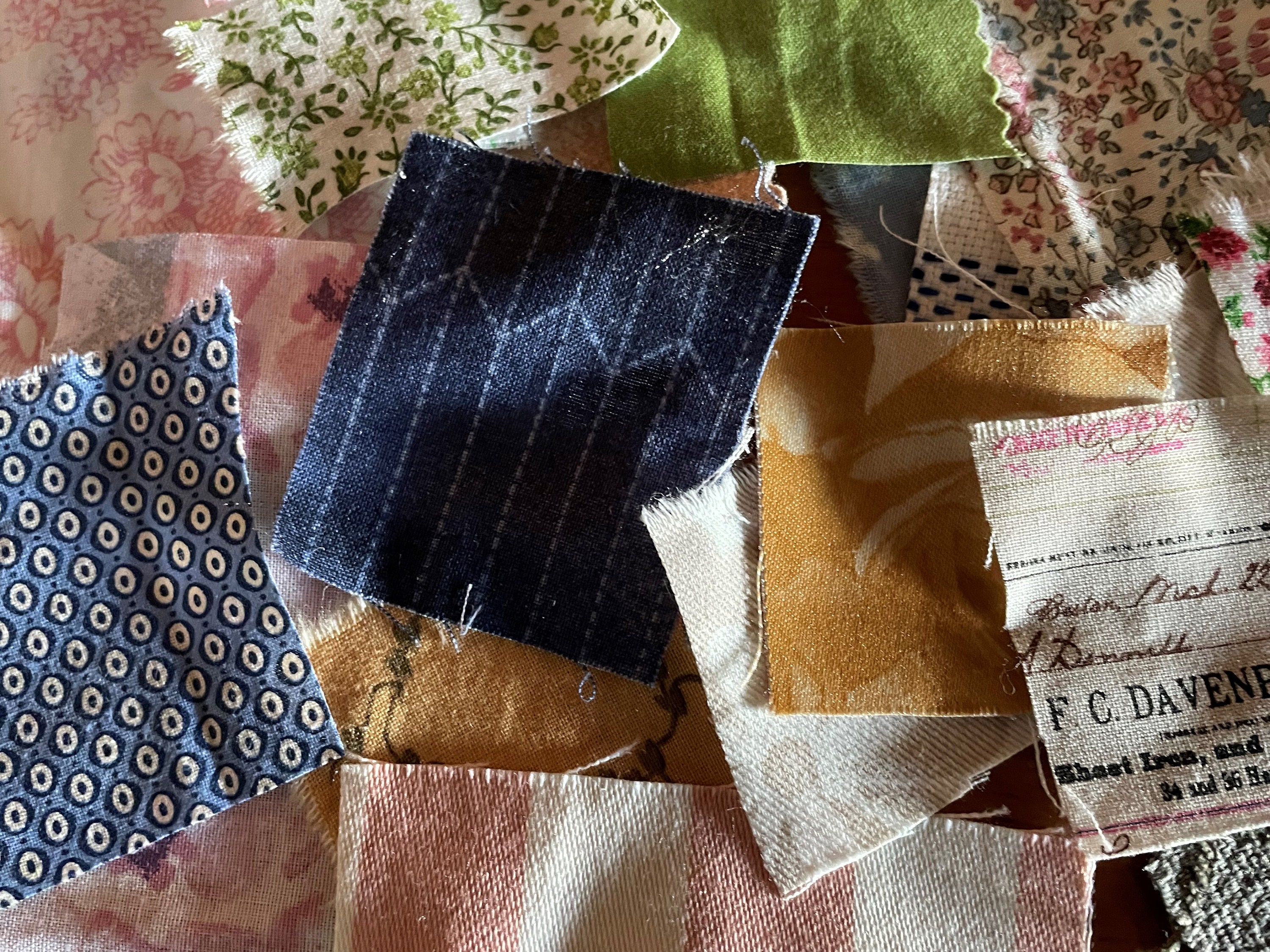 3 Oz. Fabric Scrap Pack, Mixed Fabric Pieces for Junk Journaling - Etsy