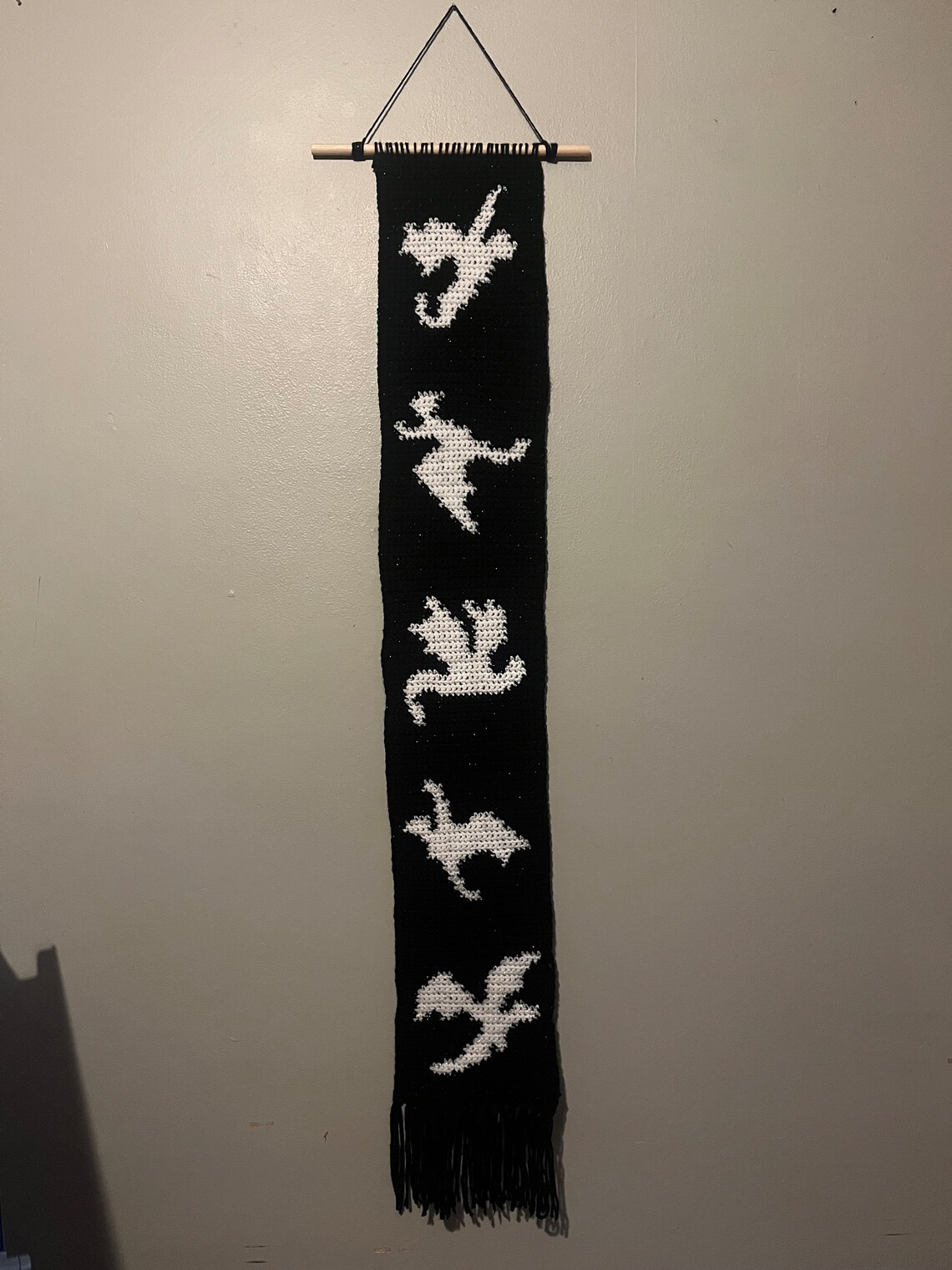 Crochet Fourth Wing Tapestry - Etsy