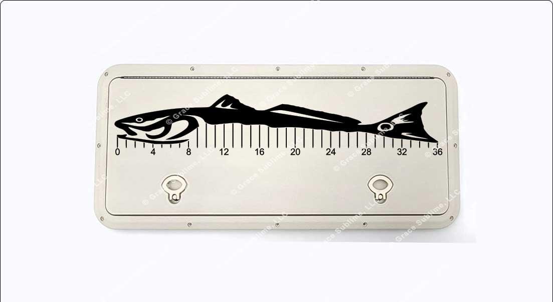 20 Inch Redfish Red Drum Ruler SVG File, Boat Ruler, Fishing Ruler ...