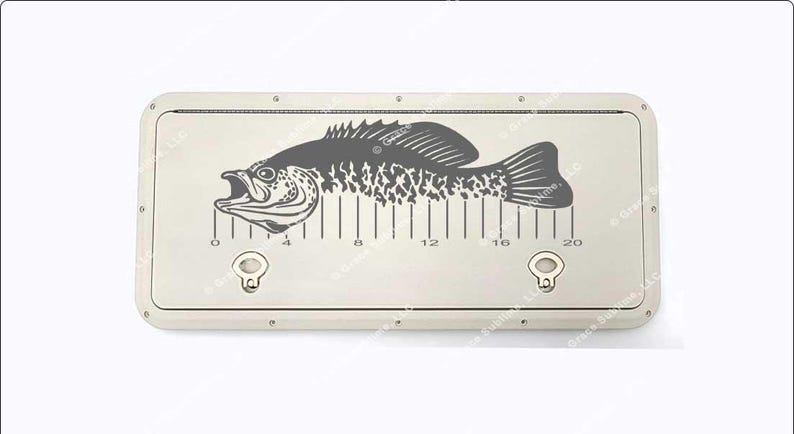 CUSTOM FISH RULERS for Your Boat, Ice Chest, Etc. Multiple Different ...