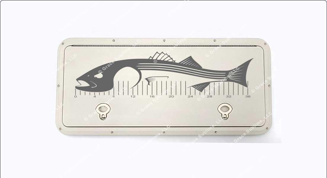 CUSTOM FISH RULERS for Your Boat, Ice Chest, Etc. Multiple Different ...