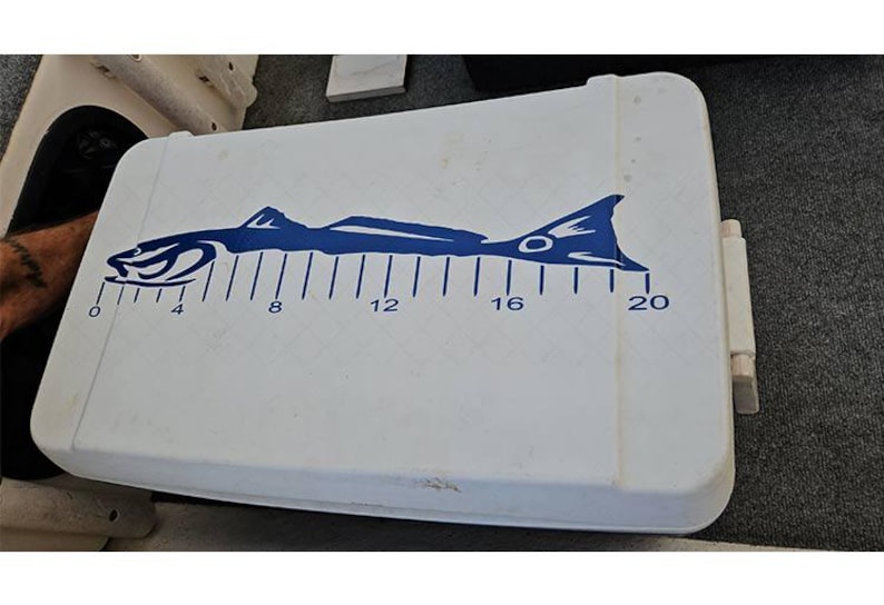 20 Inch Redfish Red Drum Ruler SVG File, Boat Ruler, Fishing Ruler ...