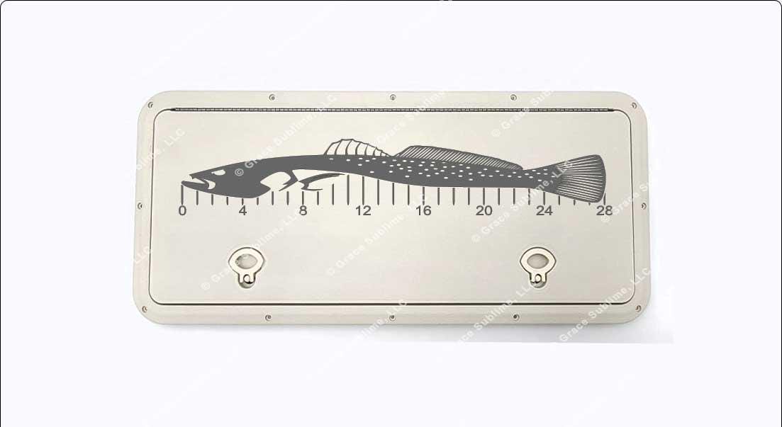 CUSTOM FISH RULERS for Your Boat, Ice Chest, Etc. Multiple Different ...