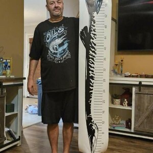 60 Inch Musky / Muskie Ruler SVG File, Boat Ruler, Fishing Ruler, Fish ...