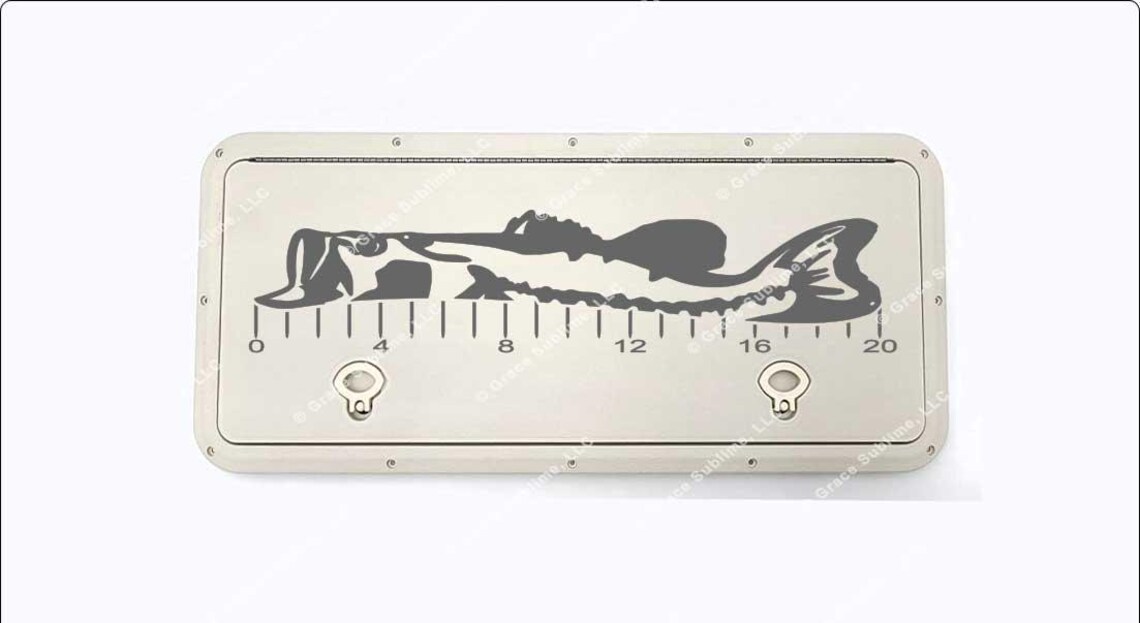 24 Inch Largemouth Bass Ruler SVG File, Boat Ruler, Fishing Ruler, Fish ...