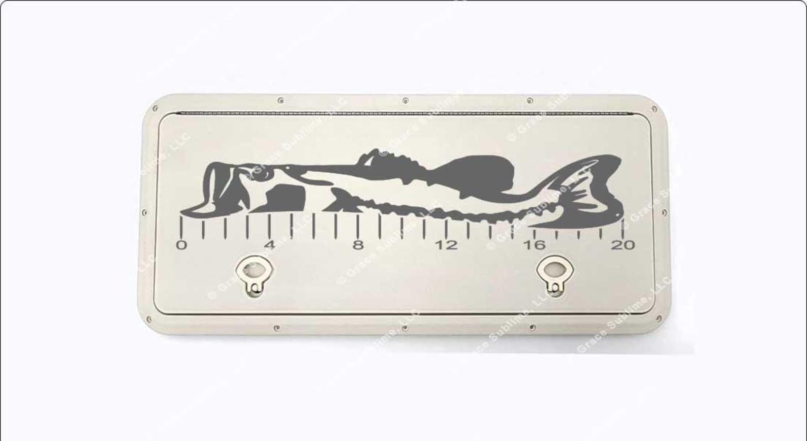 24 Inch Largemouth Bass Ruler SVG File, Boat Ruler, Fishing Ruler, Fish ...