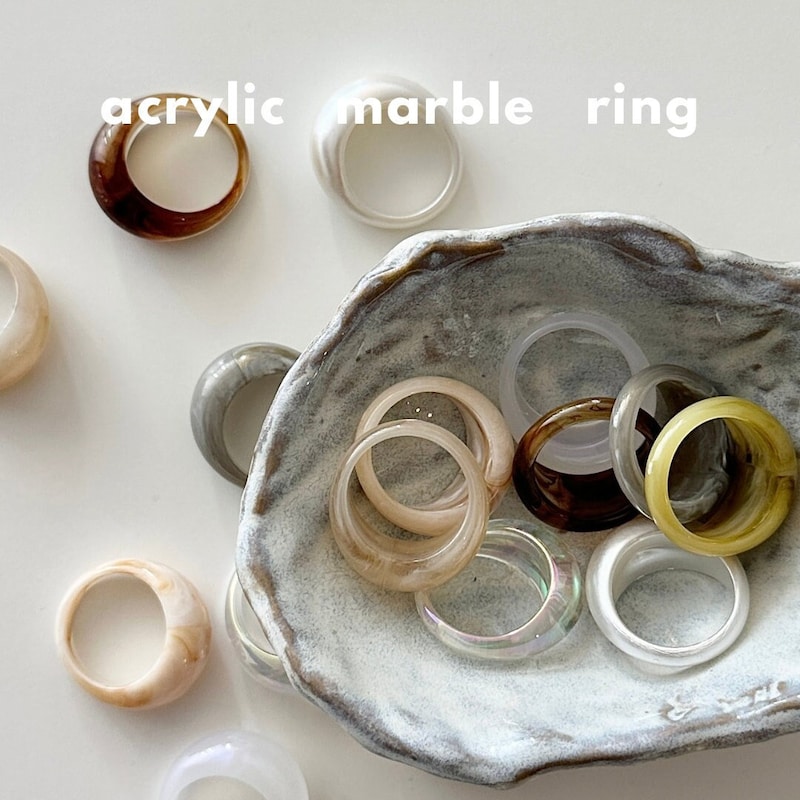 Clear Resin Ring - Etsy