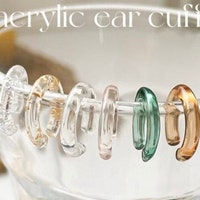 Unique Handmade Glass Ear Cuff Earring イヤーカフ - Etsy