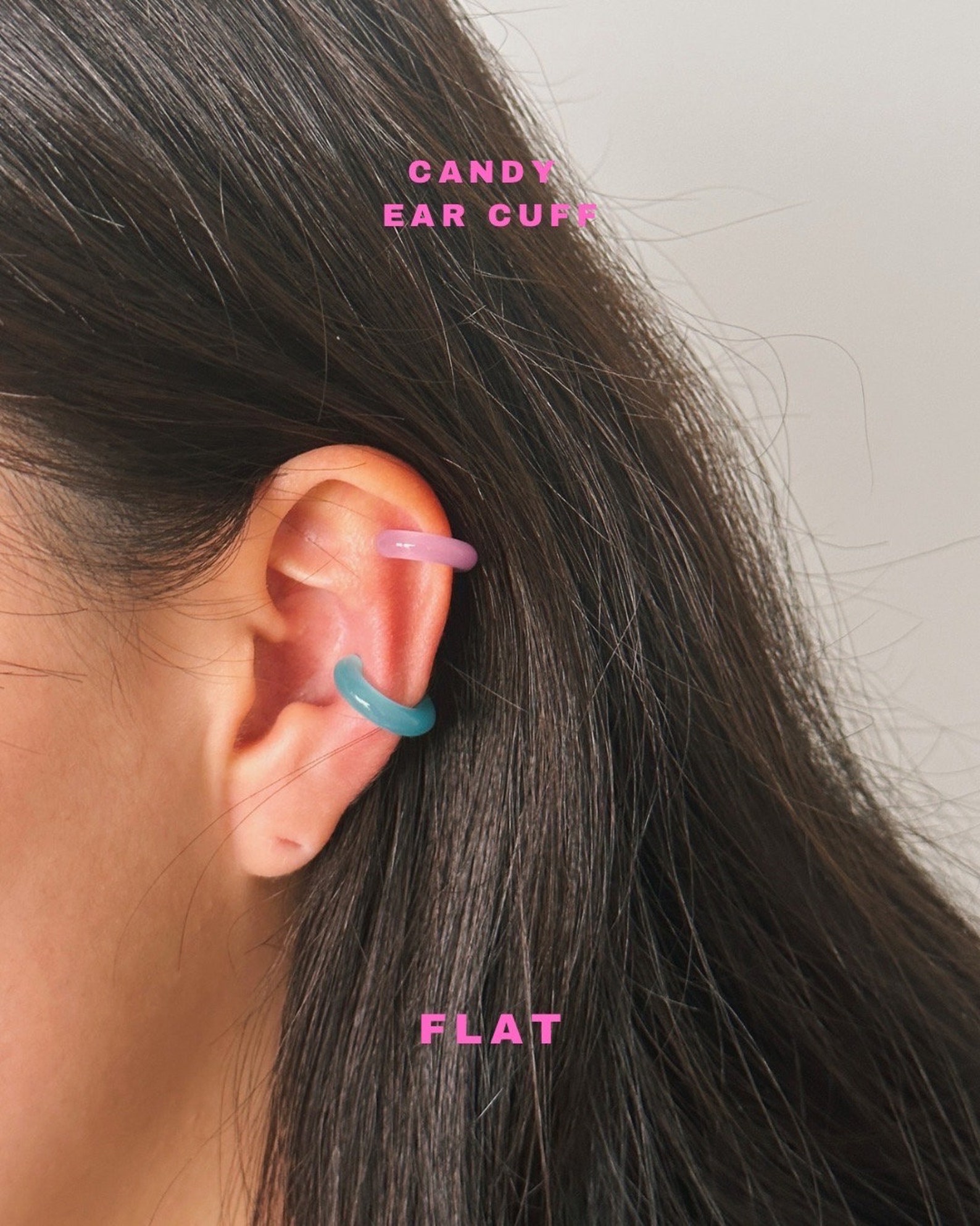 Candy Ear Cuff - No Piercing Non-tarnishing Aesthetic Simple Conch Ear ...