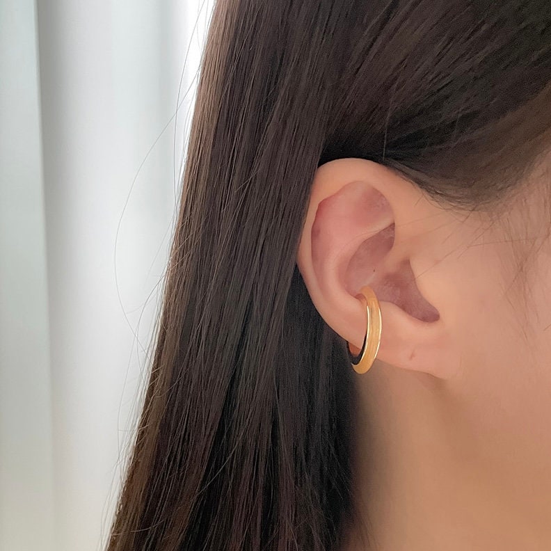 Gold Marble Acrylic Ear Cuff Collection Non Tarnish No Piercing Unique ...