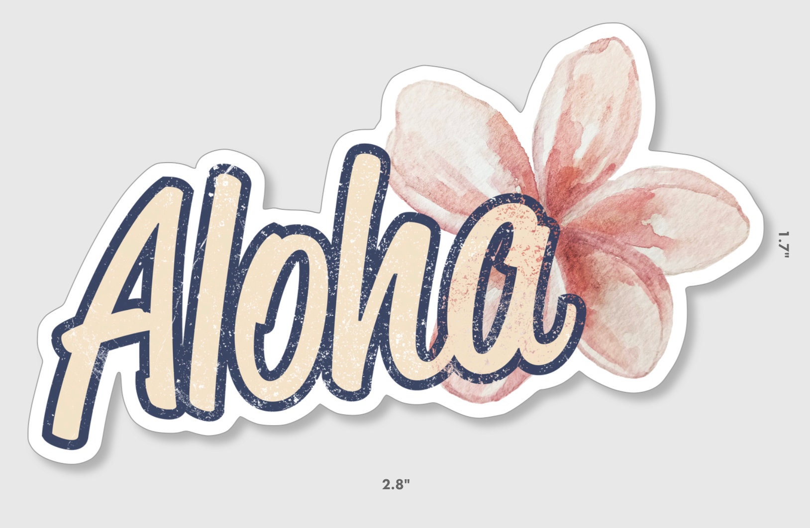 Aloha Vinyl Sticker - Etsy