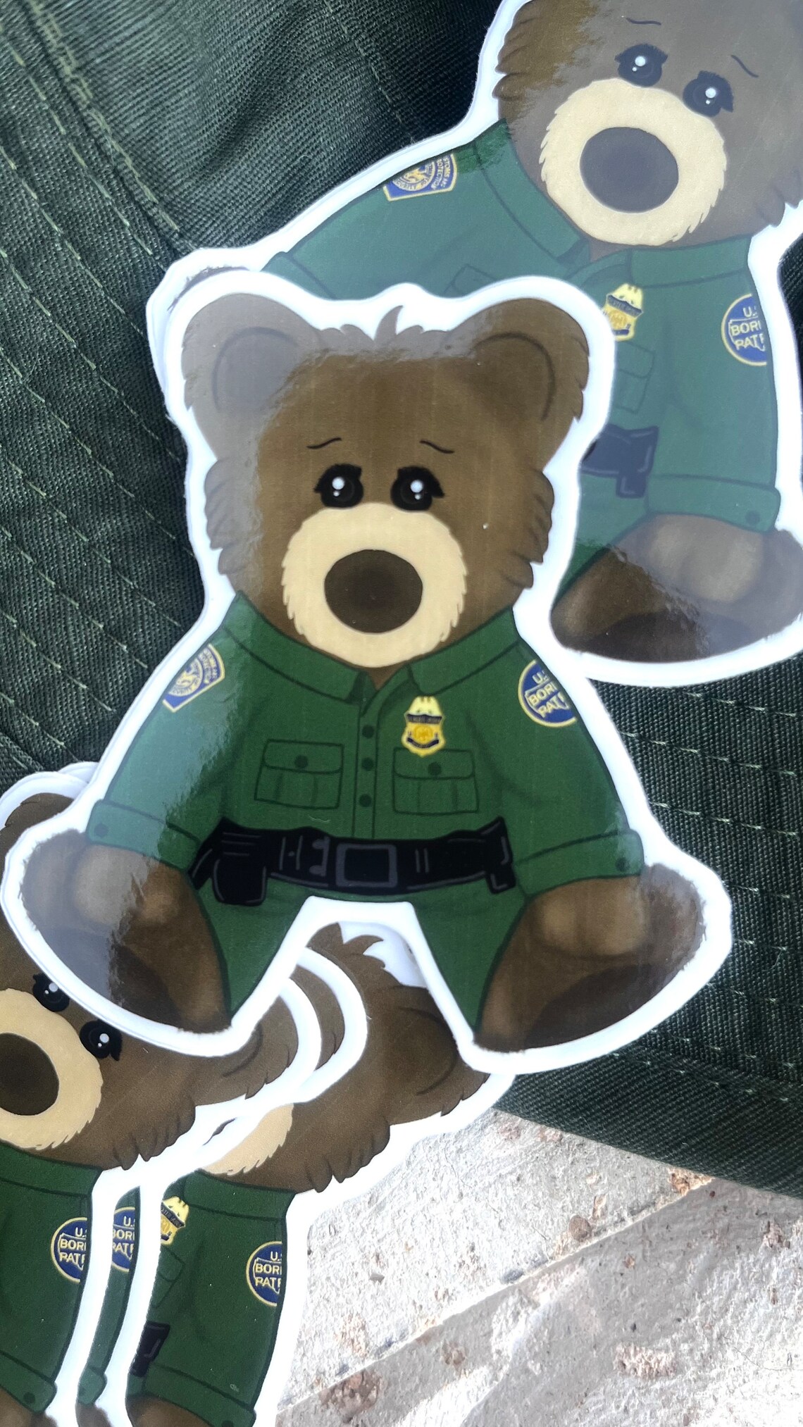Border Patrol Sticker Gift Sticker Law Enforcement Gift Kids Stickers ...