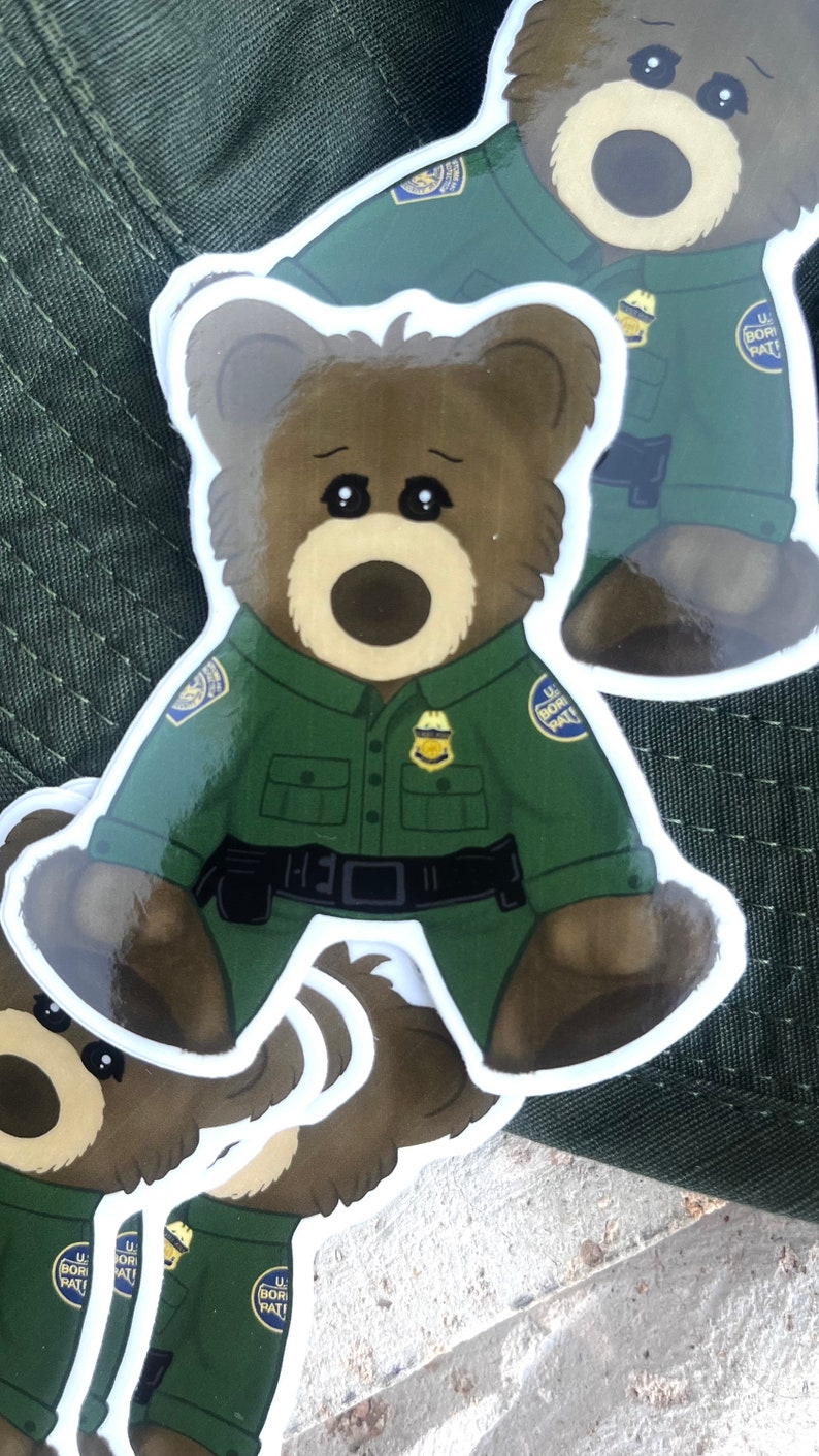 Border Patrol Sticker Gift Sticker Law Enforcement Gift Kids Stickers ...