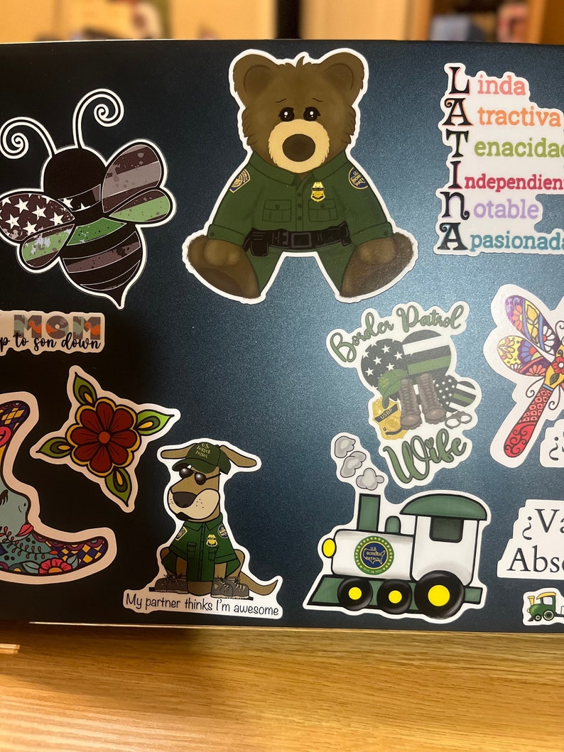 Border Patrol Sticker Gift Sticker Law Enforcement Gift Kids Stickers ...