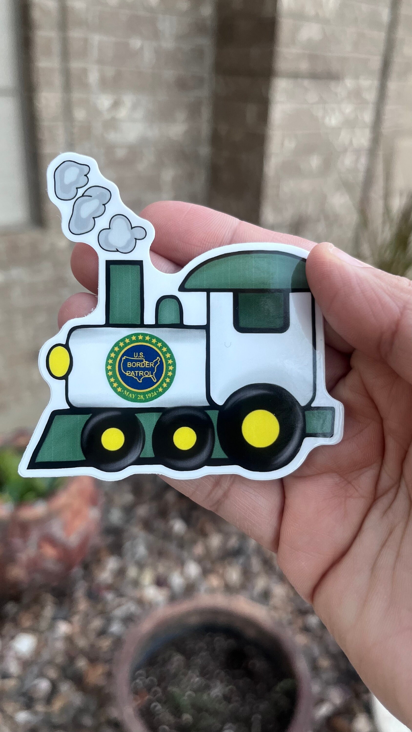 Border Patrol Sticker Gift Kids Laptop Sticker Law Enforcement Stickers ...