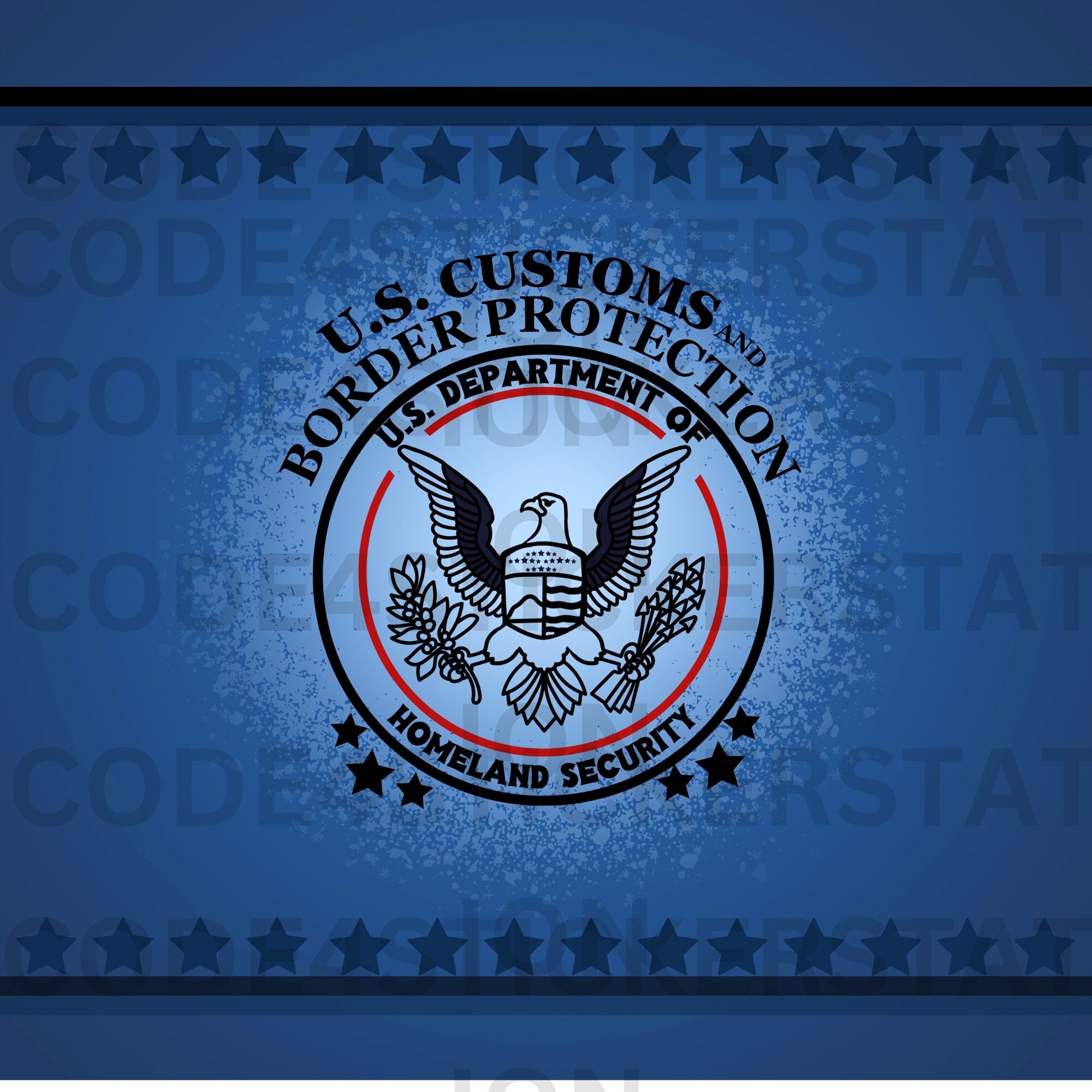 Border Patrol Gift Tumbler Wrap,us Patrol Agent, Law Enforcement ...