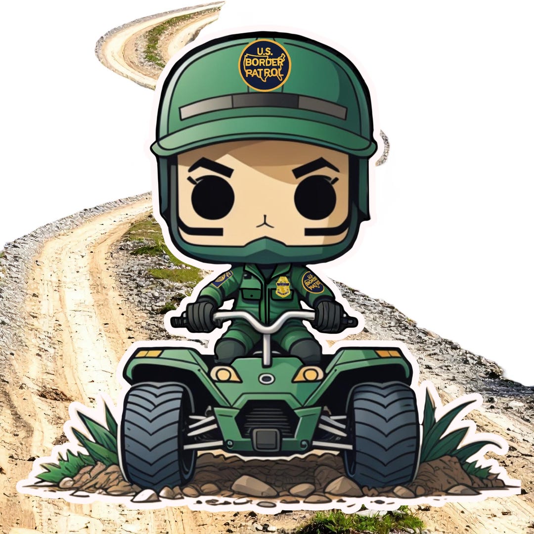 Border Patrol ATV Rider Sticker: Law Enforcement Gift - Etsy