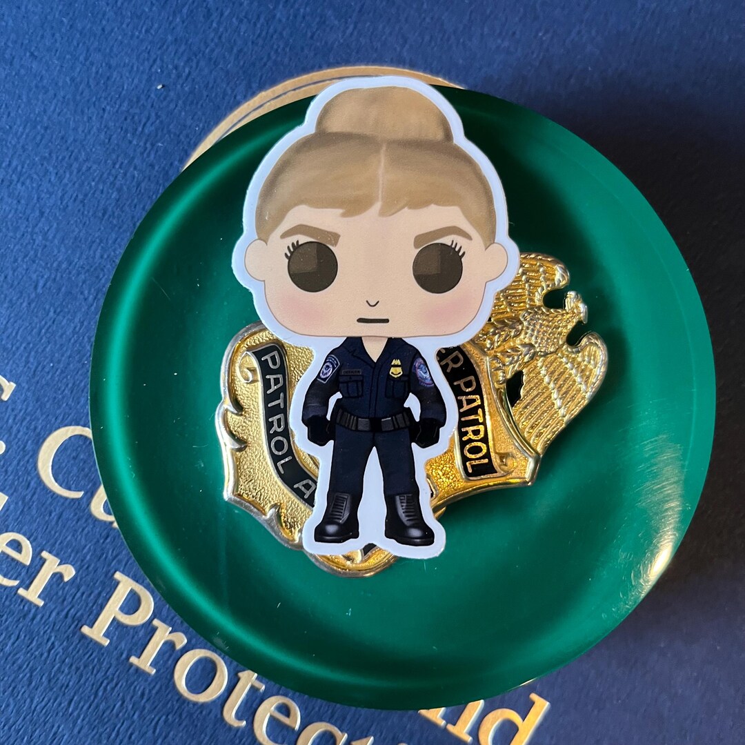 U.S Customs and Border Protection Sticker Border Patrol Sticker Laptop ...