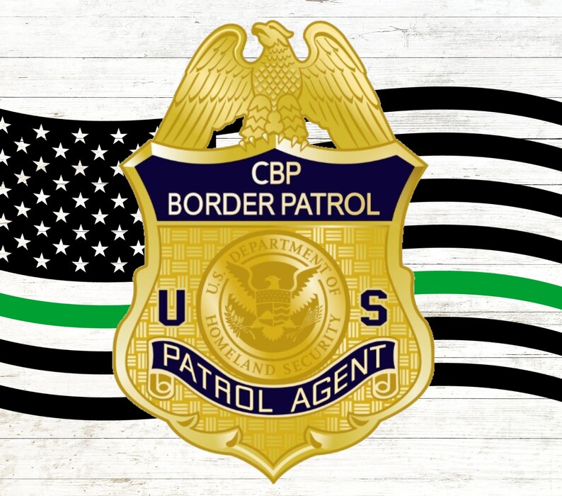 Border Patrol Tumbler Wrap: Thin Green Line Flag (digital Download) - Etsy
