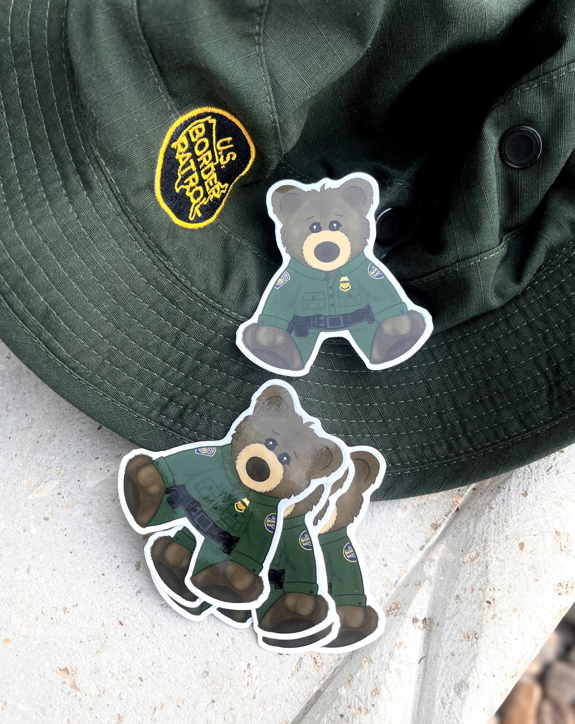 Border Patrol Sticker Gift Sticker Law Enforcement Gift Kids Stickers ...