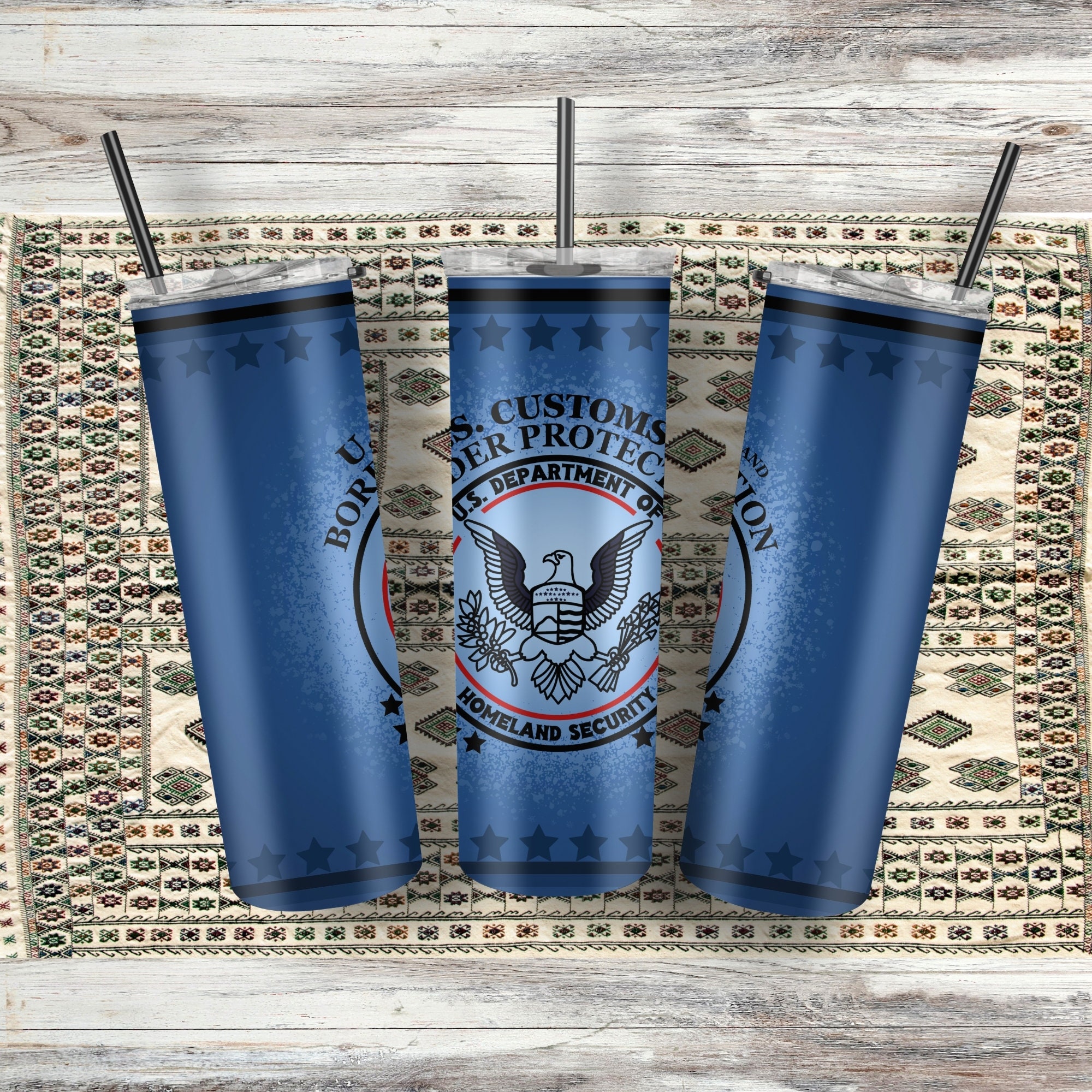 Border Patrol Gift Tumbler Wrap,us Patrol Agent, Law Enforcement ...