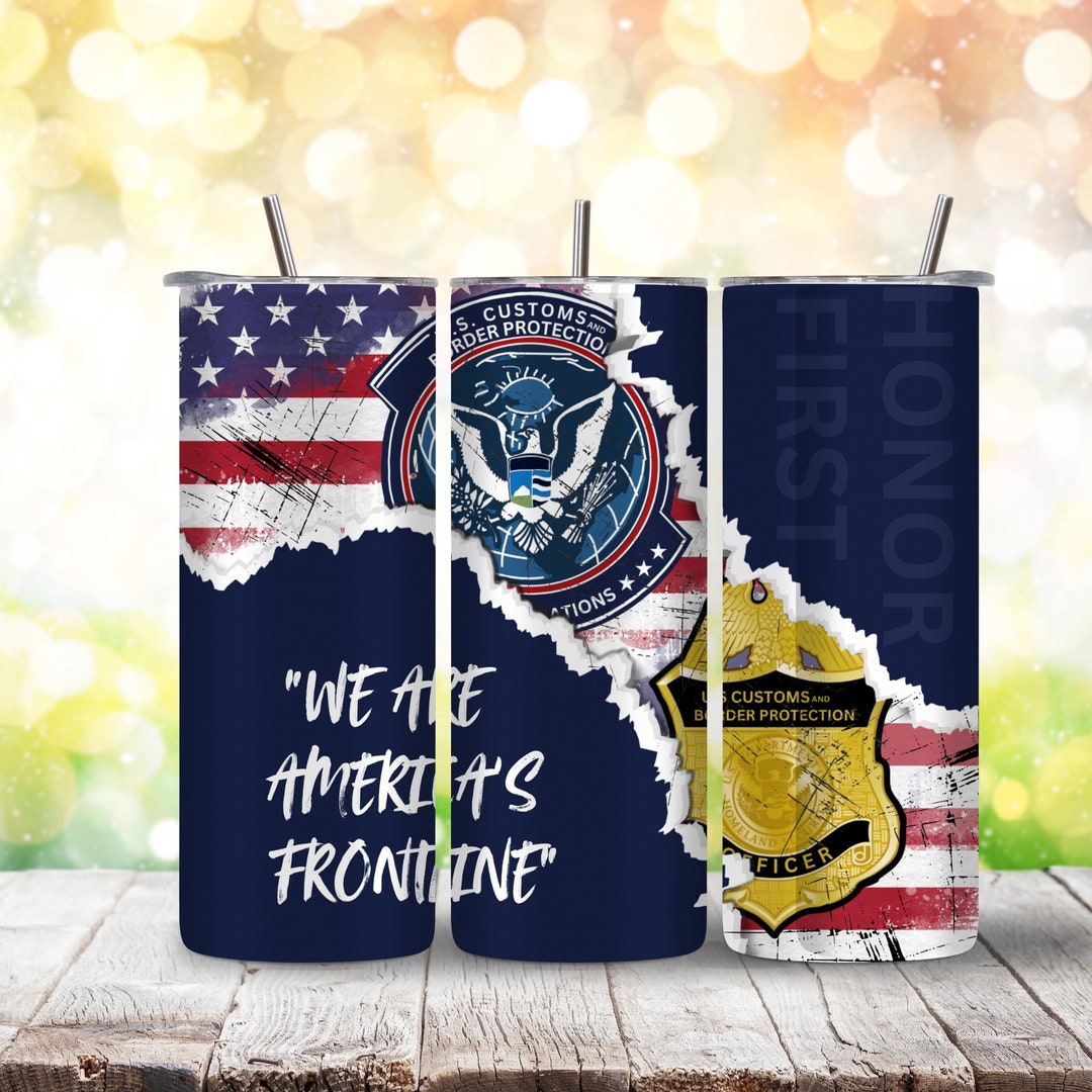 Border Patrol Tumbler Wrap,customs and Border Protection,law ...