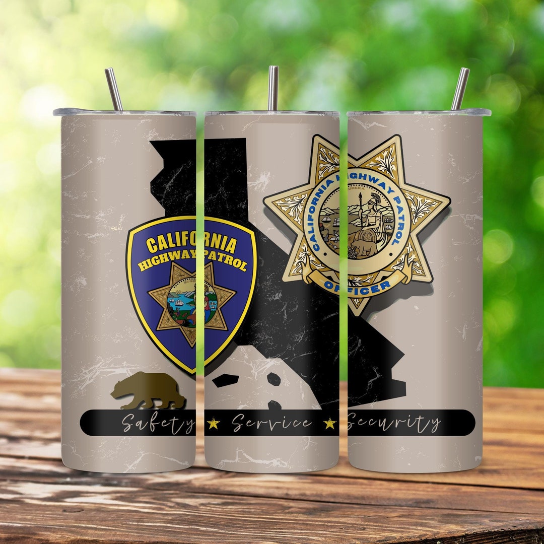 California State Trooper Tumbler Wrap California State Police Wrap ...