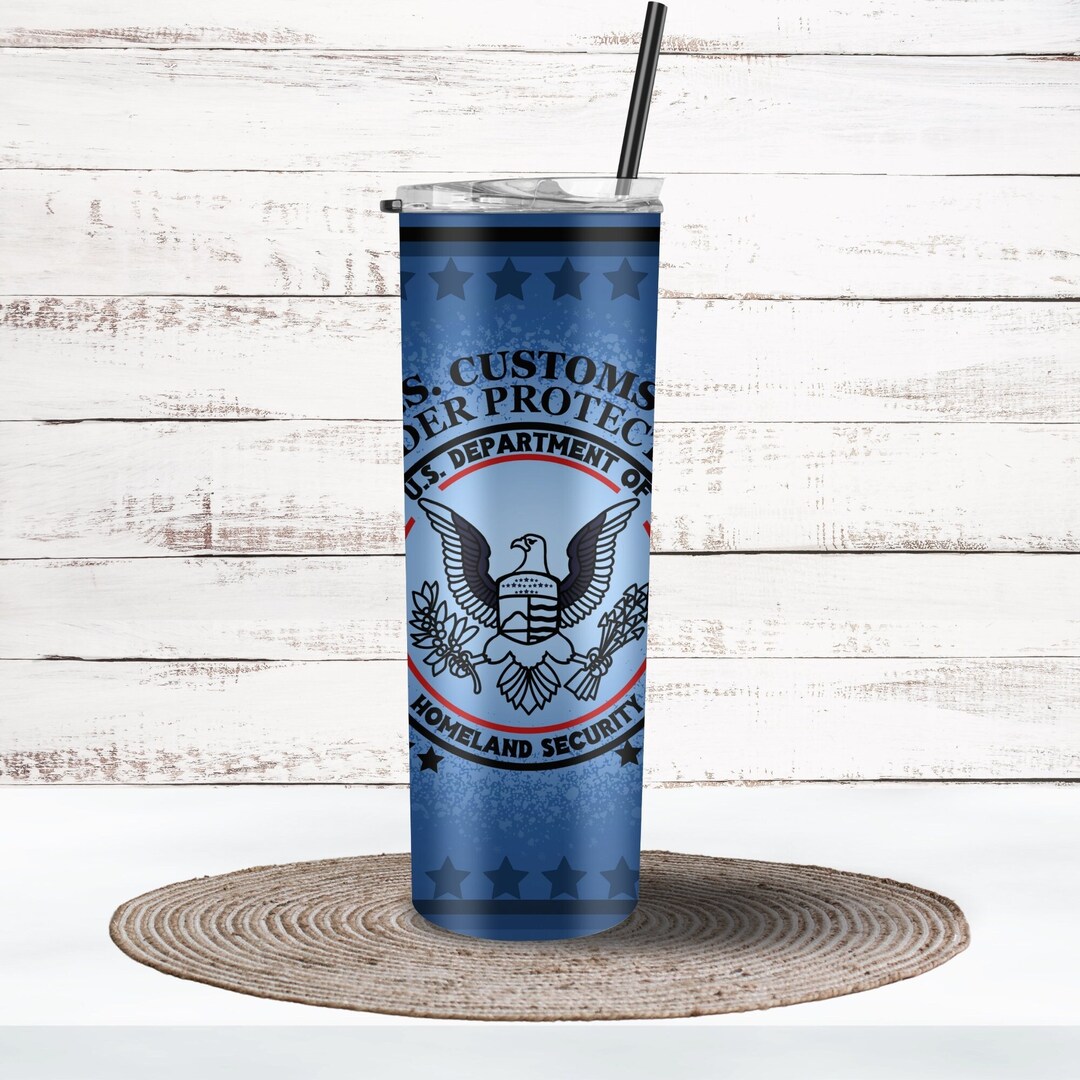Border Patrol Gift Tumbler Wrap,us Patrol Agent, Law Enforcement ...