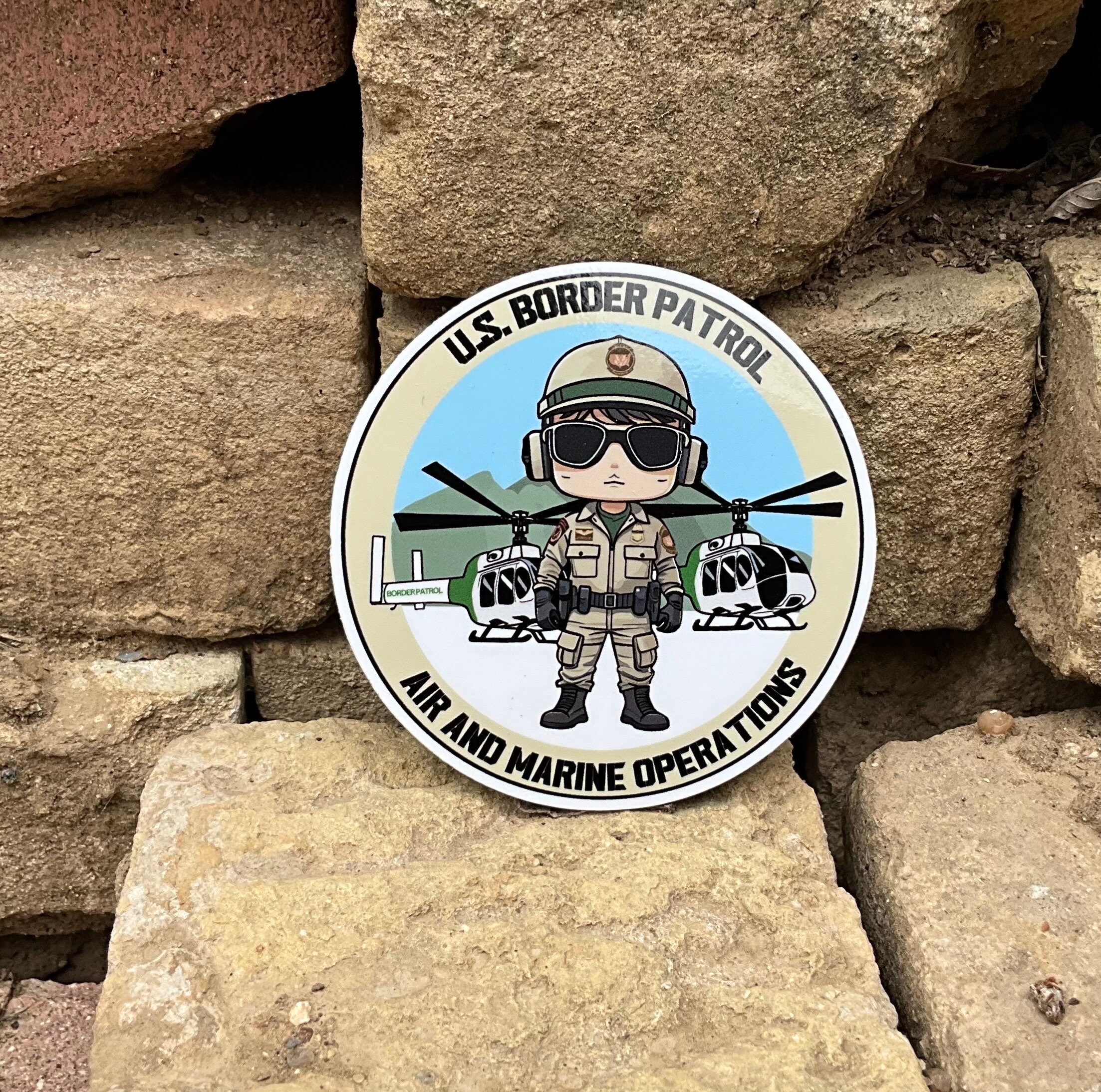 Border Patrol Sticker Laptop Sticker Law Enforcement Sticker Border ...