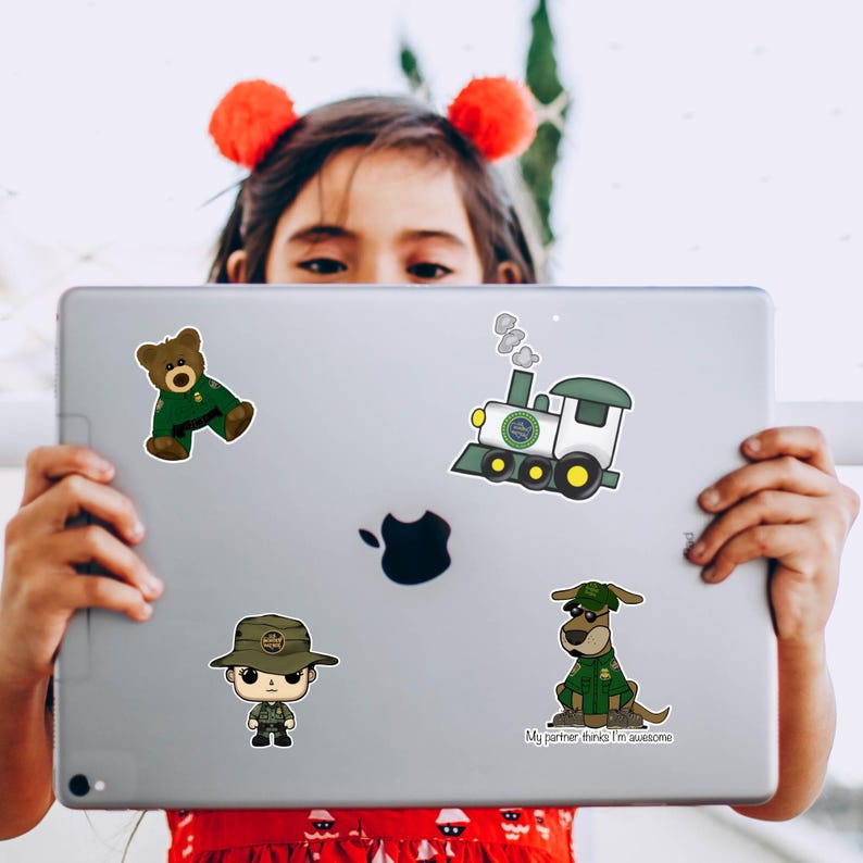 Border Patrol Sticker Gift Kids Laptop Sticker Law Enforcement Stickers ...