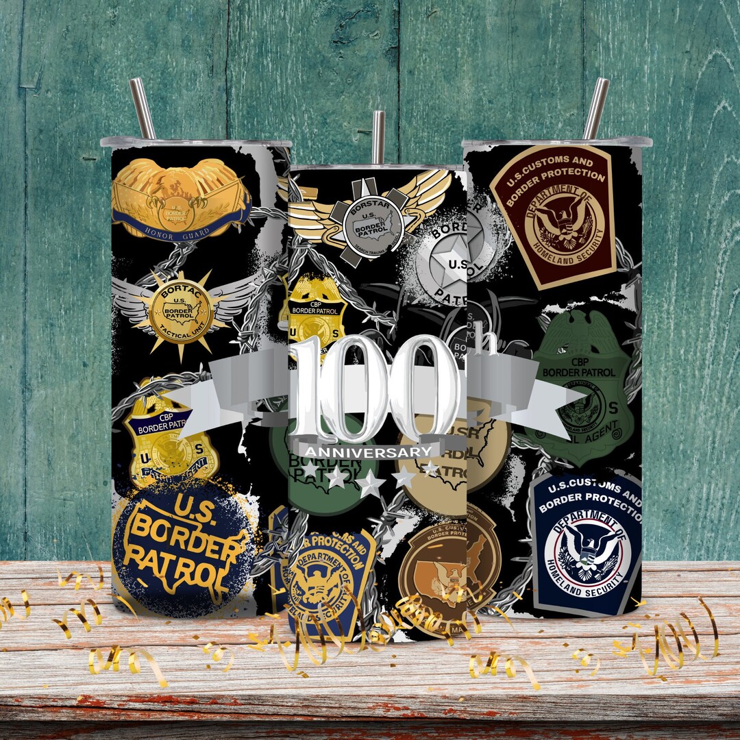 Border Patrol Tumber Wrap Happy Anniversary Tumbler Wrap Bundle Law ...
