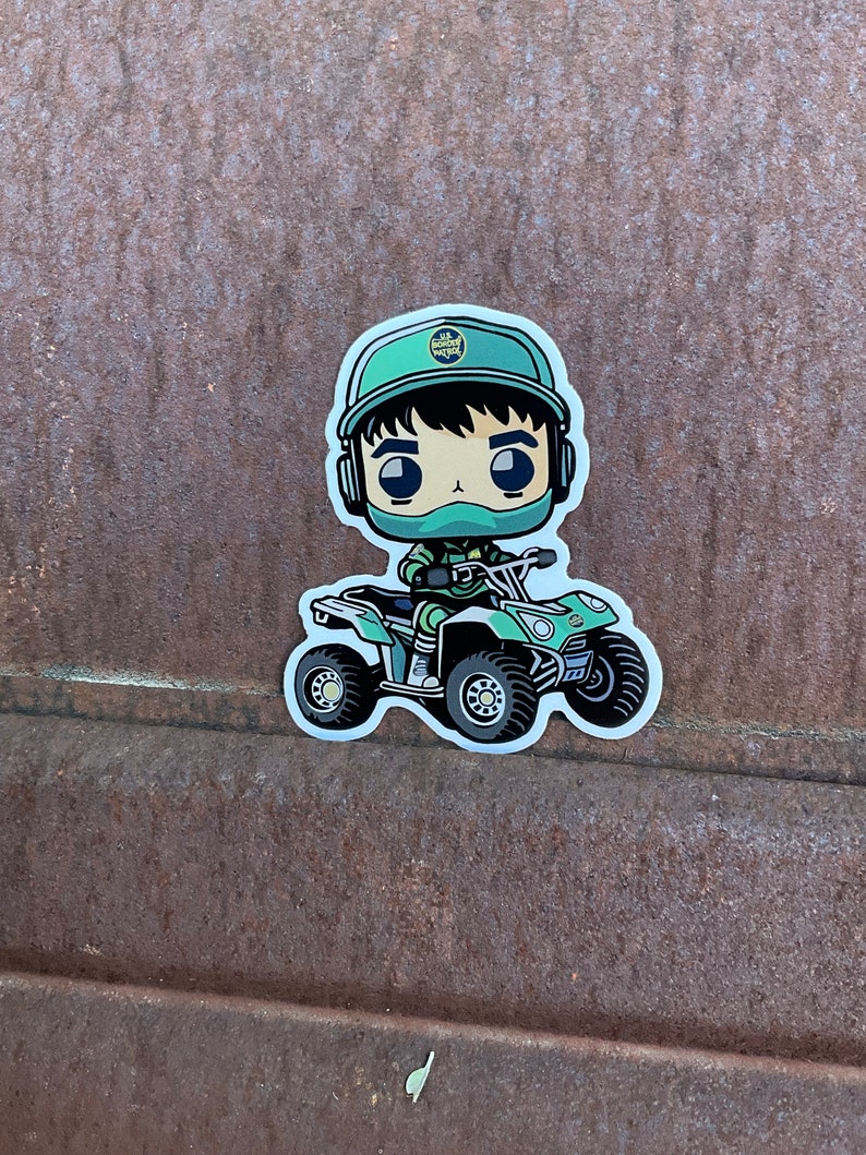 Border Patrol ATV Rider Sticker: Law Enforcement Gift - Etsy