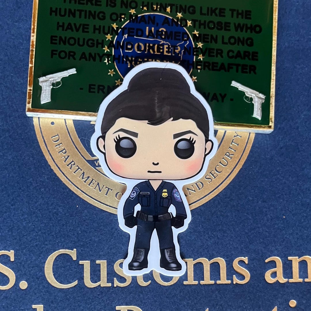 U.S Customs and Border Protection Sticker Border Patrol Sticker Laptop ...