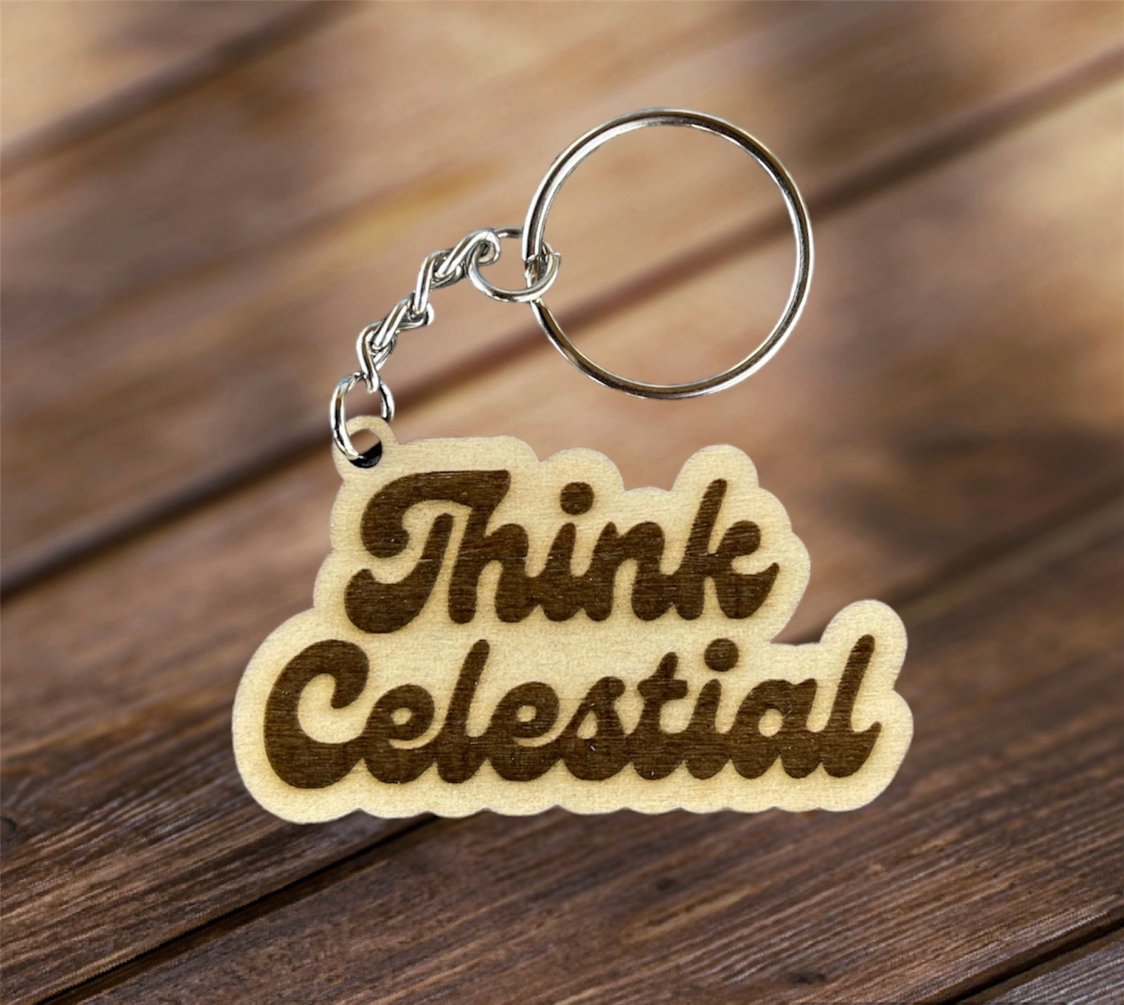Think Celestial Keychain. LDS Keychain. LDS Gifts. Young Women Gift ...