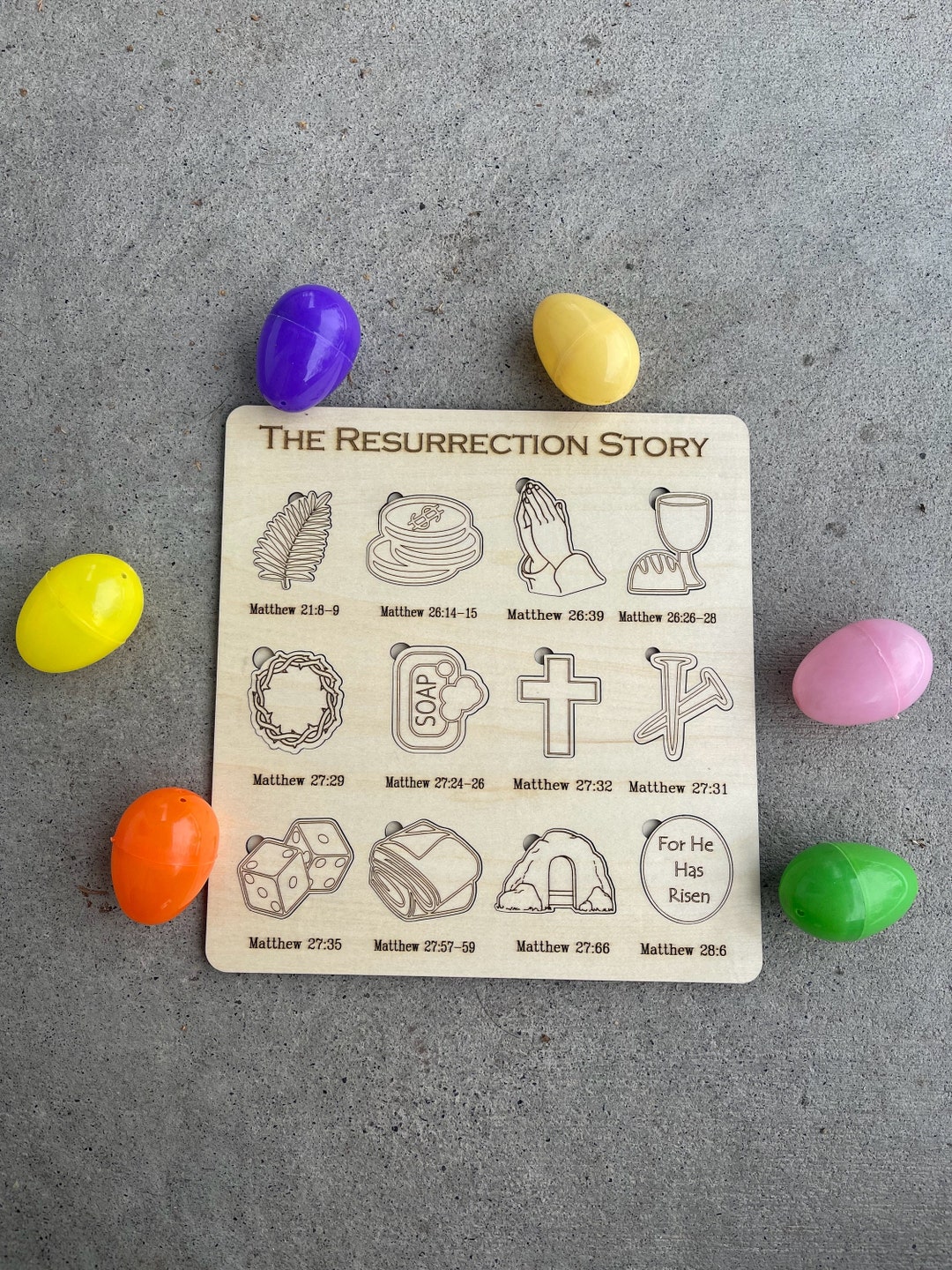 Resurrection Egg Puzzle. Easter Puzzle. Christ-centered Easter ...