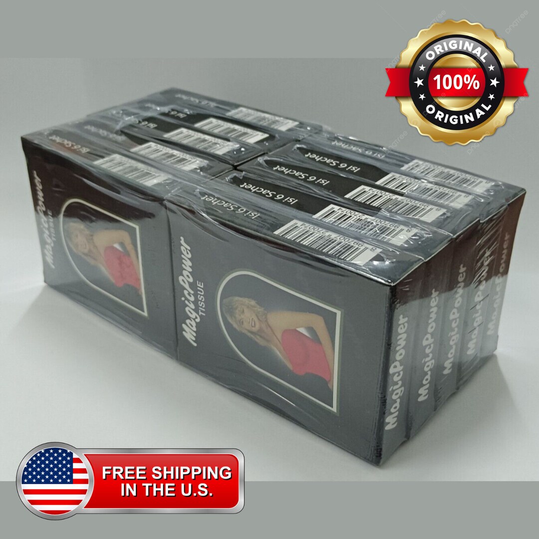 10 BOX 60 Sachets Super Magic Man Antiseptic Tissue Longer Delayed ...