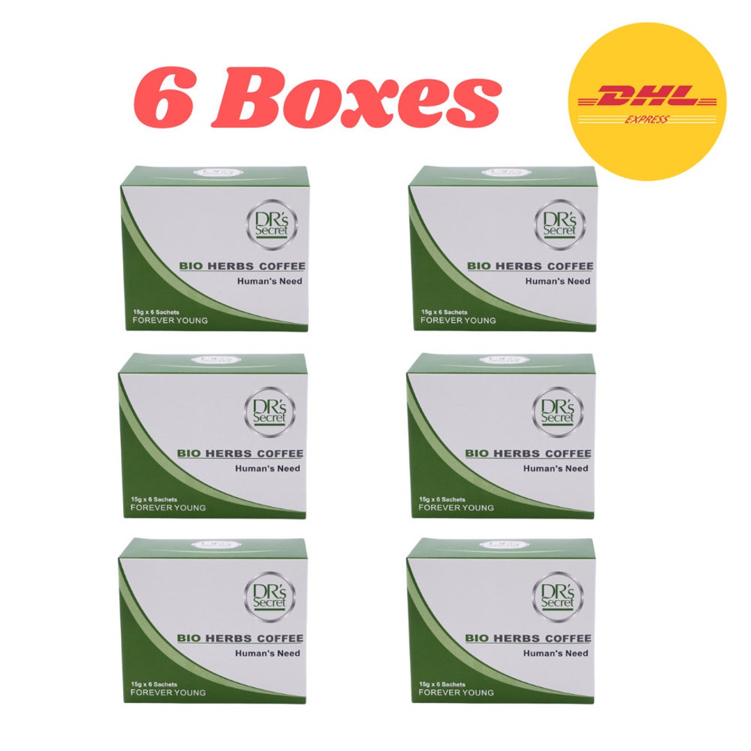 6 Boxes of Drs Secret Coffee 15G X 6 Sachets - Etsy