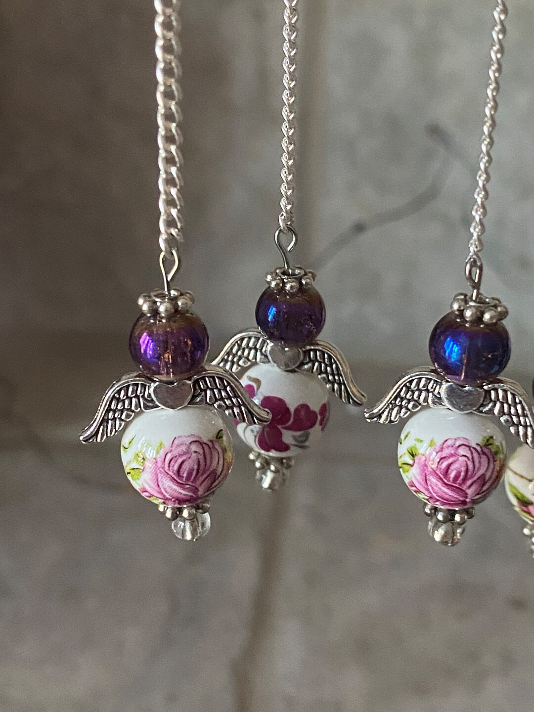 Beaded Teacup Angel Pocket Pendulum - Etsy