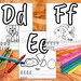 ABC Coloring Pages - Etsy