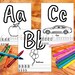 ABC Coloring Pages - Etsy