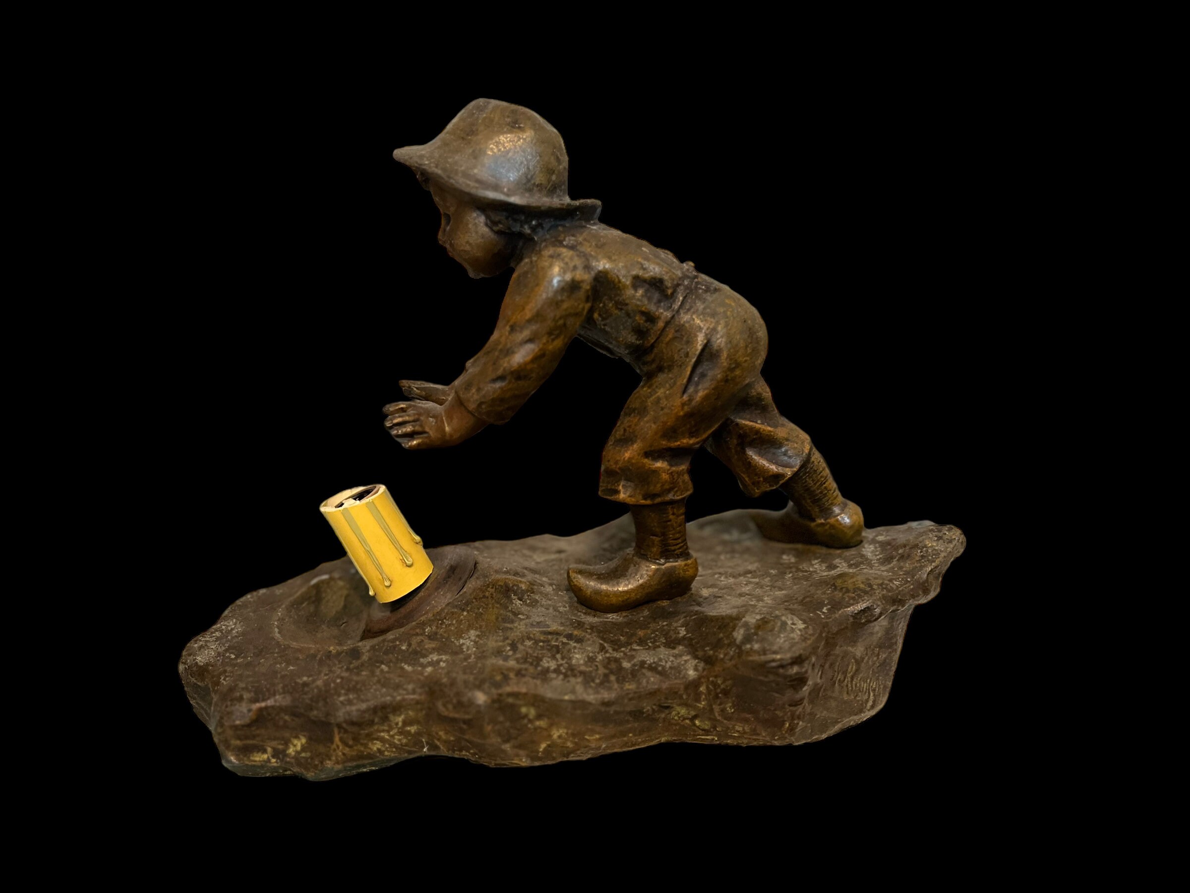 Antique Jugendstil Boy Table or Desk Lamp A. De Ranieri - Etsy