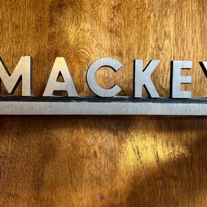 Vintage Metal Hearse Name Plate Sign Oddity Curiosity - Etsy